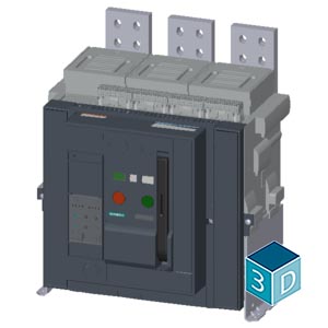 Offener Leistungsschalter 3WA1, FS 2, 2500A, x kA, ETU300, 3-polig ...